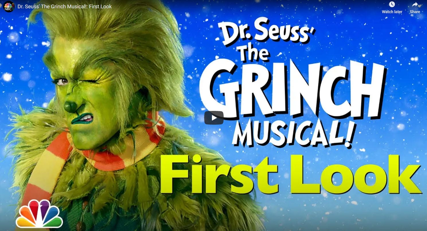 "Grinch Musical" On NBC Dec. 9 - Senior Daily